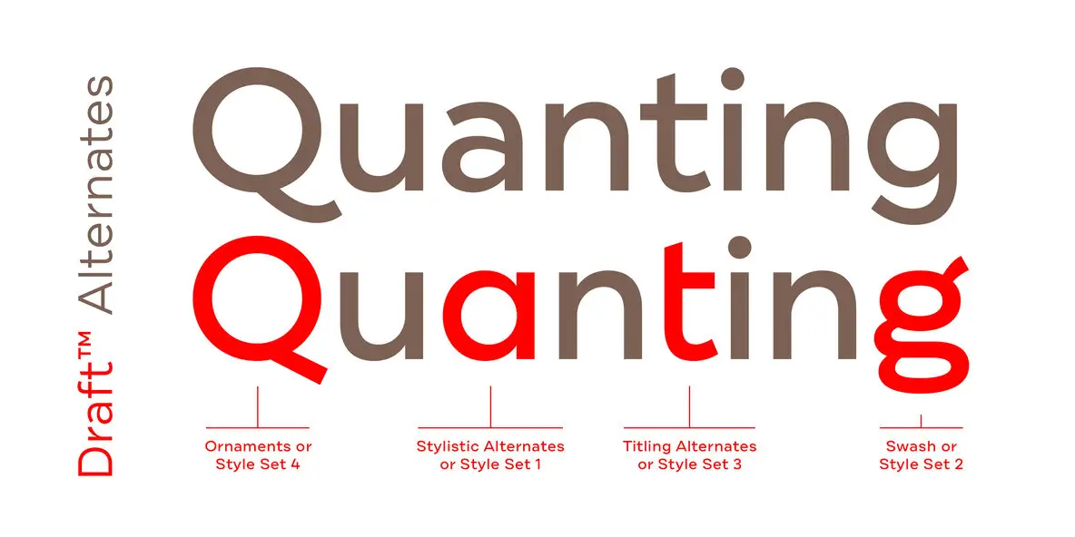 Draft Font - YouWorkForThem