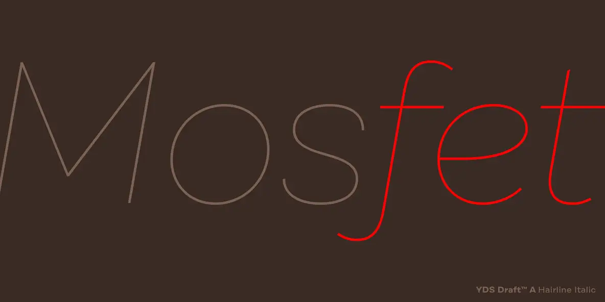 Draft Font - YouWorkForThem