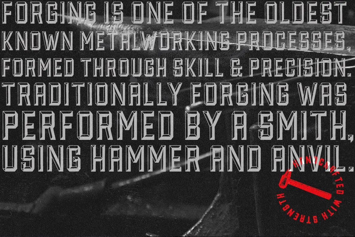 Forged Font - YouWorkForThem