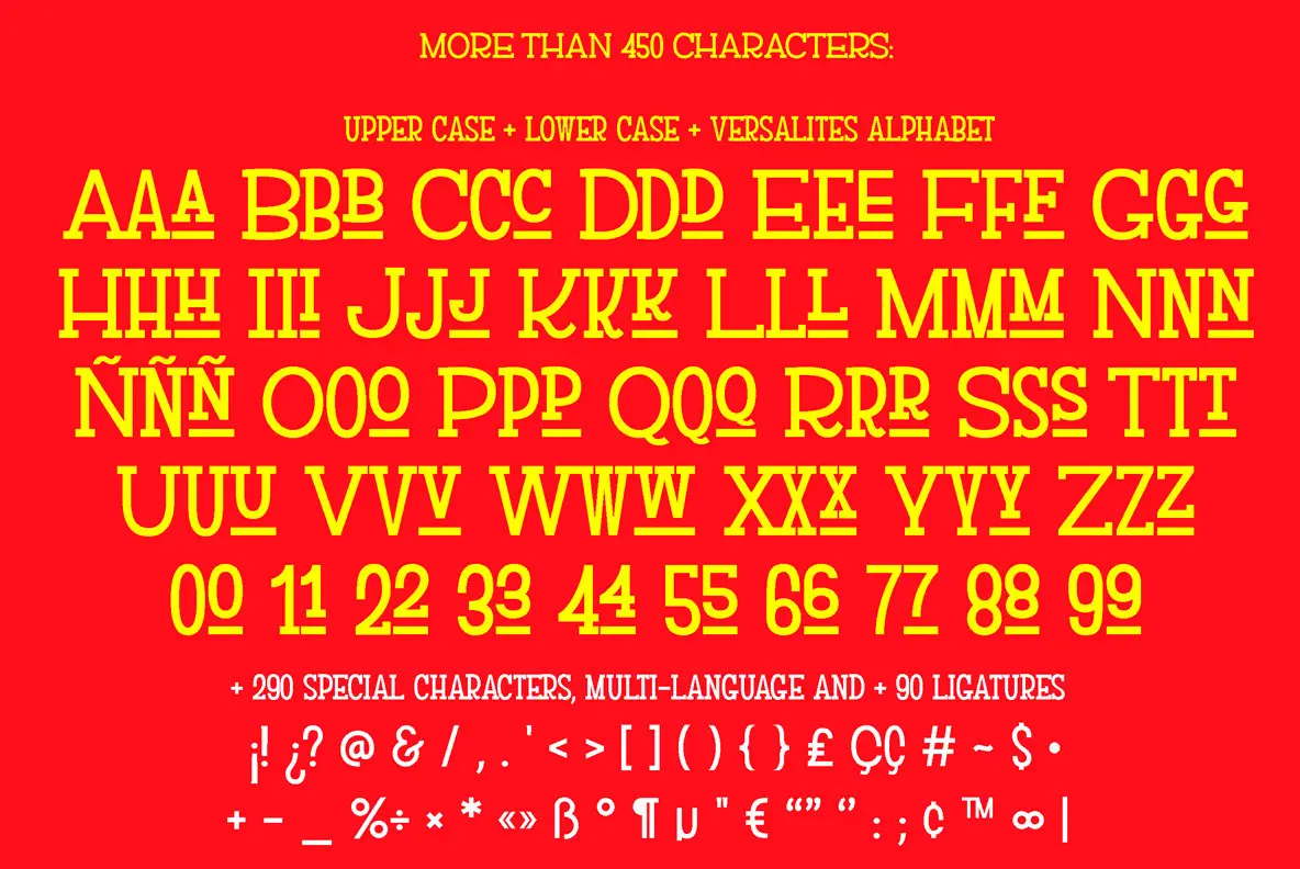 Versalita Serif Font - FontPath