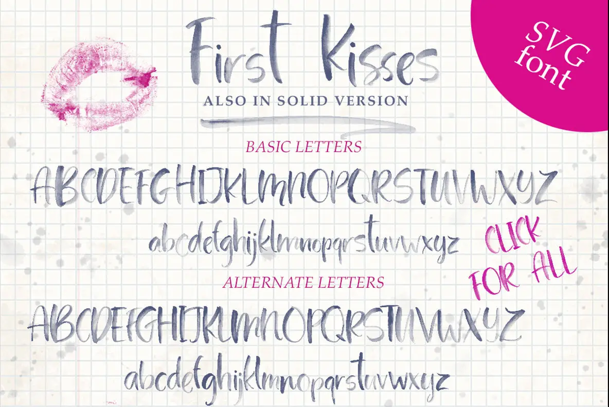 First Kisses Font - FontPath