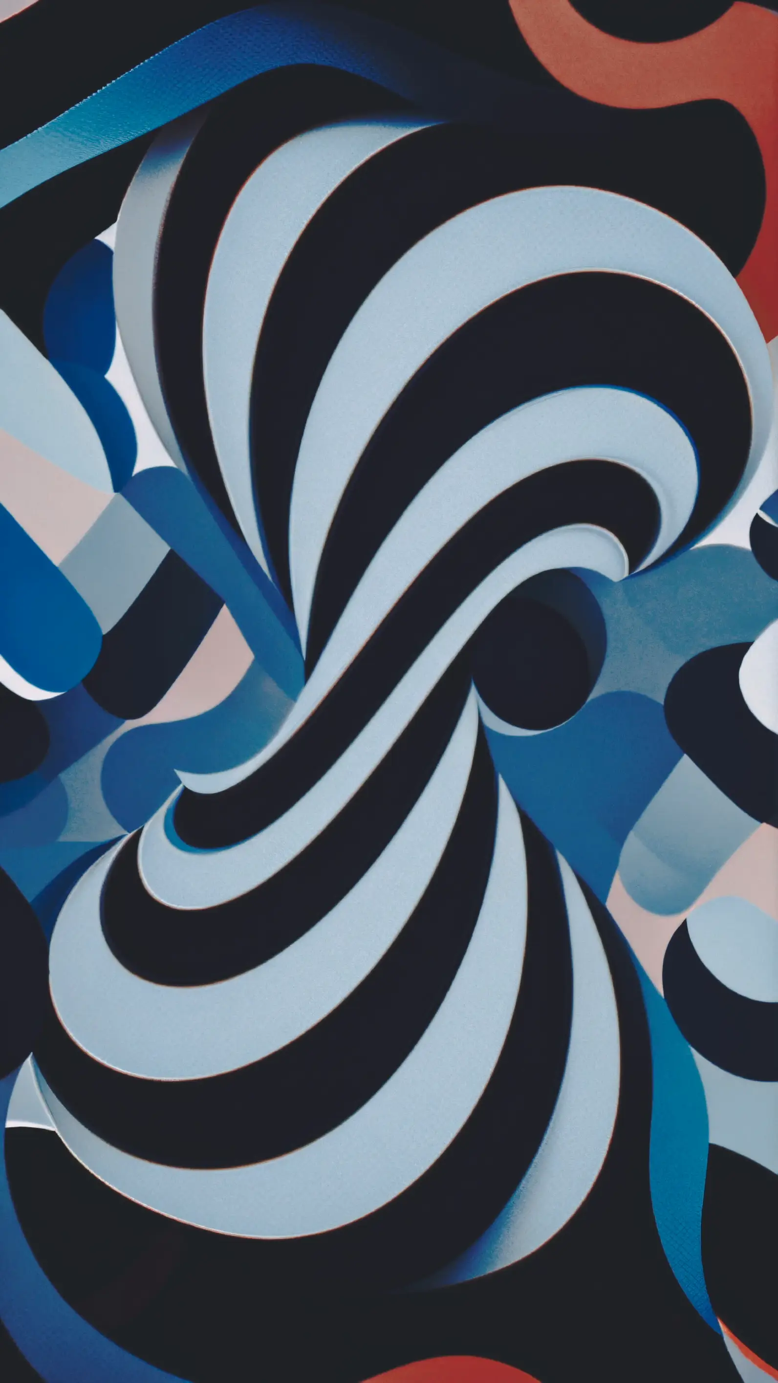Blue Geometric Illusion Loop (4762) Video - YouWorkForThem